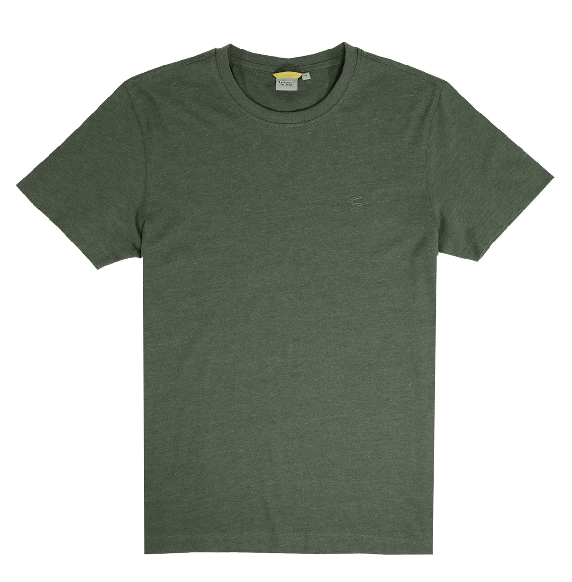 camel active Men Short Sleeve T-Shirt in Regular Fit with Crew Neck in